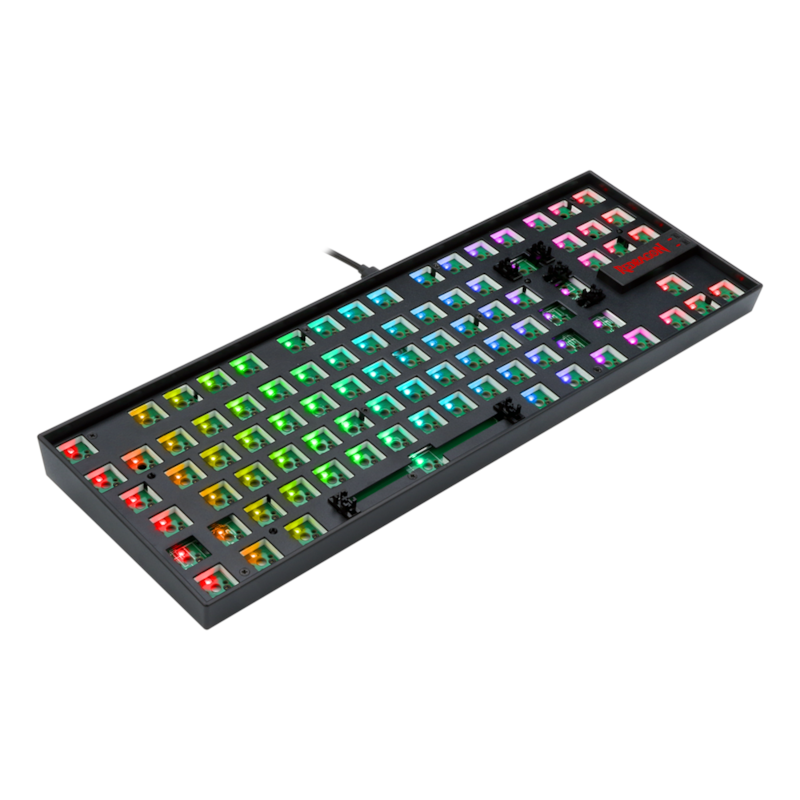 Base Teclado Mecanico Redragon Kumara Barebone Edition Preto Rgb Rd ...