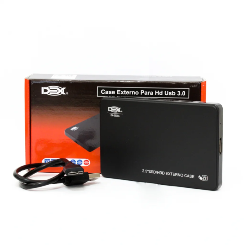 Gaveta Externa Dex Case Para Hd 2,5 Sata 3.0 Dx-2530a - Microgem a Maior loja de Curitiba