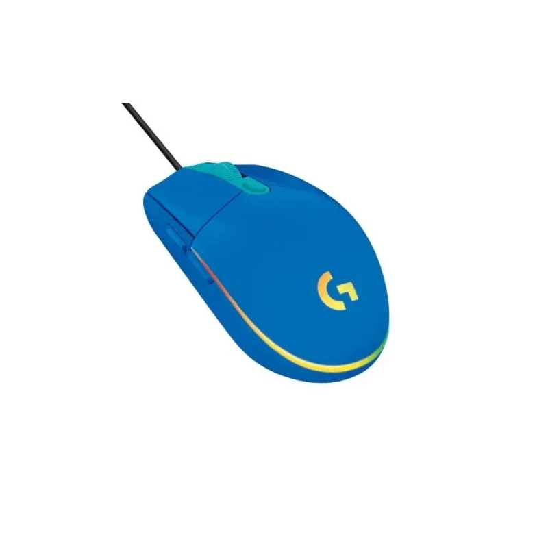 Mouse Gamer Logitech G203 Lightsync Rgb Usb 8000 Dpi Azul 910 005795 V