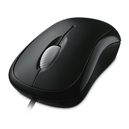 MOUSE MICROSOFT BASIC USB P58-00061 PRETO - Microgem a Maior loja de Curitiba