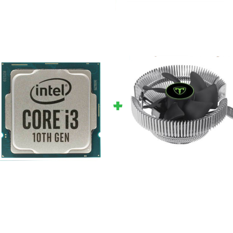 PROCESSADOR INTEL CORE I3-10100F TRAY + AIRCOOLER VITI T-GC9110 ...