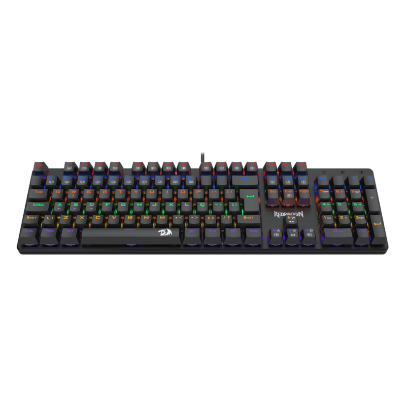 Teclado Mecânico Redragon Valheim Rainbow Abnt2 Preto Switch Marrom ...
