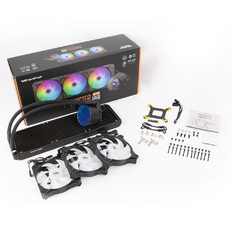 Water Cooler Darkflash Hydro Twister Preto Dx-360 - Microgem a Maior ...